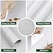 Oxdigi White Silver Gold Wood Contact Paper 24 x 196 inches Docorative ...