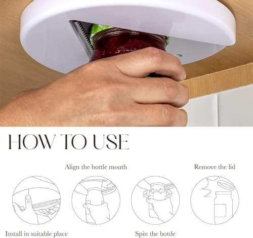 Snapklik.com : s Universal Under Cabinet Jar Opener, Under Counter Can ...
