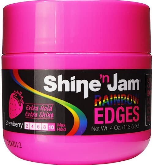 Amazon.com : Shine 'n Jam Rainbow Edges | Strawberry - 4 Fl Oz (Pack of ...