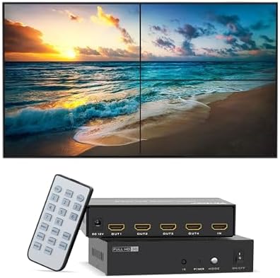 Amazon.com: Video Wall Controller 2X2 4K TV Wall Controller HDMI Video ...