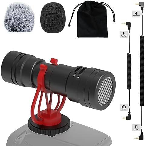 Amazon.com: HuaerHui Camera Microphone with Shock Mount for Sony/Nikon ...