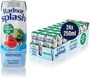 Radnor Splash Sugar Free Watermelon Tetra Pak 24x250ml : Amazon.co.uk ...
