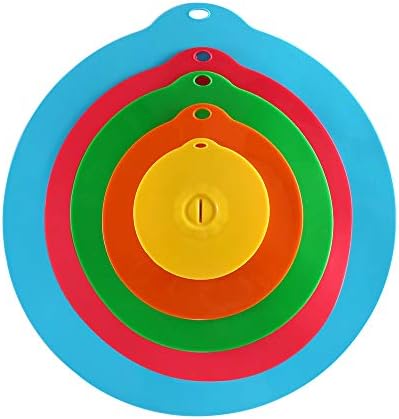 Silicone Stretch Lids Reusable Fruit Bowl Food Yoghurt Pot Cup Suction ...