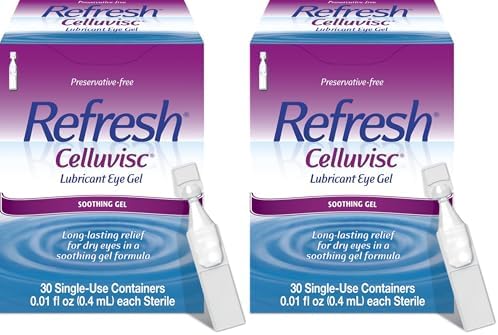 Amazon.com: Refresh Celluvisc Lubricant Eye Gel Drops, Single-Use ...
