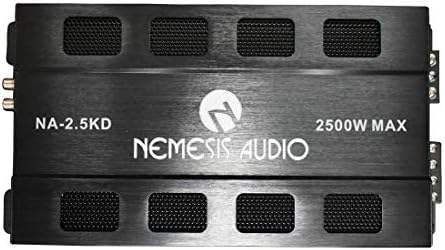 Amazon.com: Nemesis Audio NA-2.5KD 2500 W Max Power Monoblock Car Audio ...
