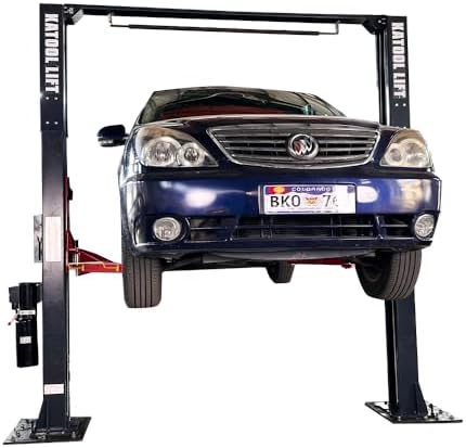 KATOOL AM-120SD 12000 Lbs 2 Post Lift 4HP Single Point Lock Release Car ...