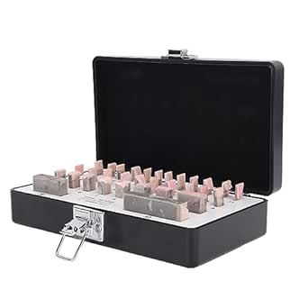 Gauge Block Set, 32 Pieces Gauge Block Set with High Accuracy Steel ...