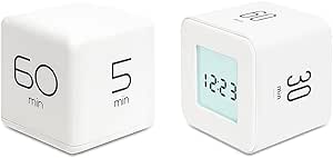 Amazon.com: mooas Cube timers White (5,15,30 and 60 Minutes) Bundle ...