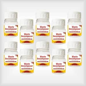 Waste Decomposer (Pack of 10) Organic NCOF WDC Decomposer for Kitchen ...