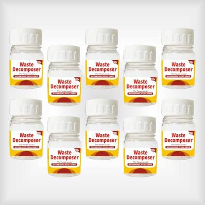 Waste Decomposer (Pack of 10) Organic NCOF WDC Decomposer for Kitchen ...