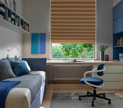 Amazon.com: BlindsAvenue Cordless Pleated Window Shades, Easy Install ...