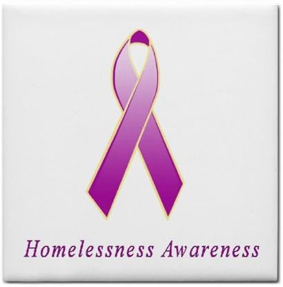 Amazon.com: Homelessness Awareness Ribbon Tile Trivet: Home & Kitchen