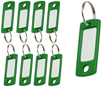Amazon.com : Lucky Line Flexible Colored Plastic Key Tag with 3/4 ...