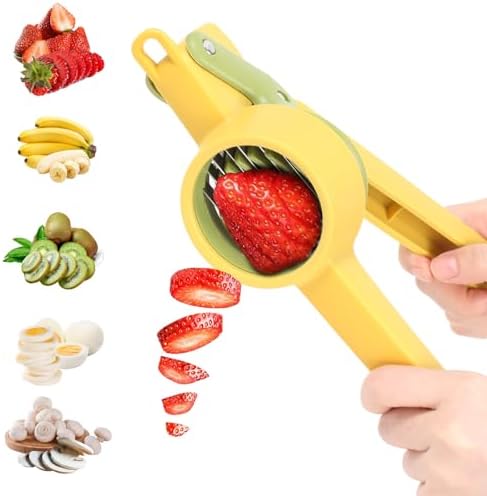 Amazon.com: Joie Strawberry Slicer, Perfectly Even Fruit Cutter Tool ...