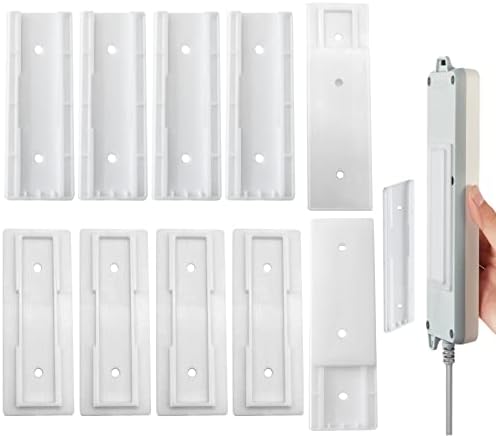 6 Pack Power Strip Holder, Self Adhesive Fixator Wall Mount Plug-in ...