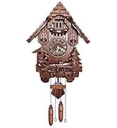 Amazon.com: Kendal Handcrafted Wood Cuckoo Clock MX313 : Home & Kitchen