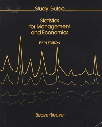 Statistics for Management and Economics: Watson, Collin: 9780871509741 ...