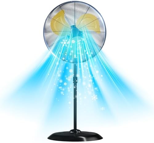 Amazon.com: Mountman 24" High Velocity Outdoor Pedestal Fan Oscillating ...