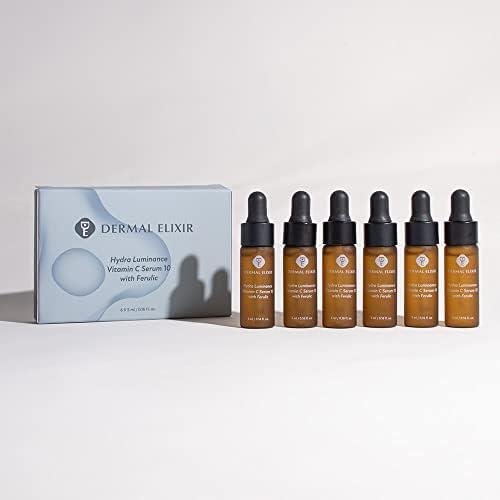 Amazon.com: Dermal Elixir Hydra Luminance Vitamin C Serum 10 with ...