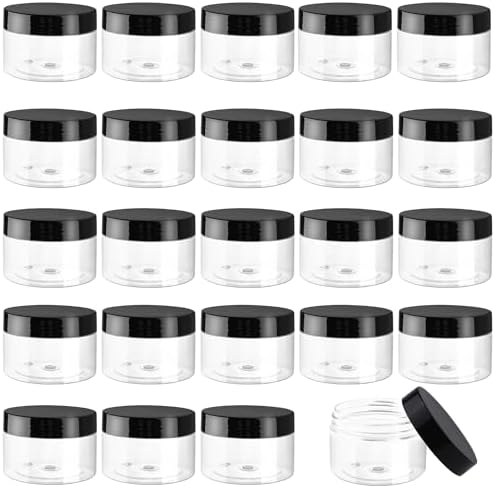 Amazon.com: 8 Pcs 8oz/250g Plastic Containers Empty Cosmetic Jars Wide ...