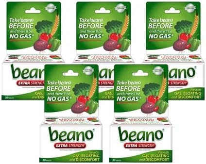 Amazon.com: Beano Extra Strength, Gas Prevention & Digestive Enzyme ...