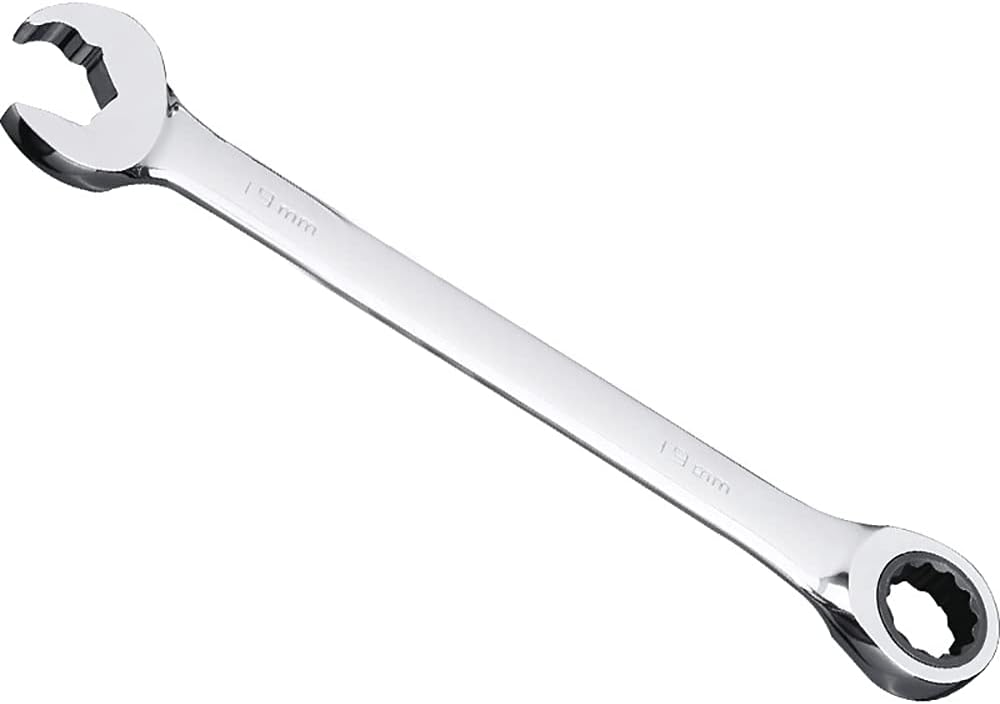 SENRISE Ratchet Spanner 22mm Combination Wrench Open End & Ring Metric ...