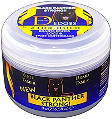 Amazon.com : DIAMOND EDGES BLACK PANTHER STRONG - Edge Control ...