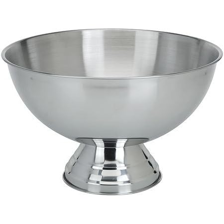 Large Metal Punch Bowl Drinks Party Ice Bucket Wine Beer Champagne ...