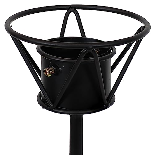 Outdoor Gazing Globe Stand In Ground Metal Gazing Ball