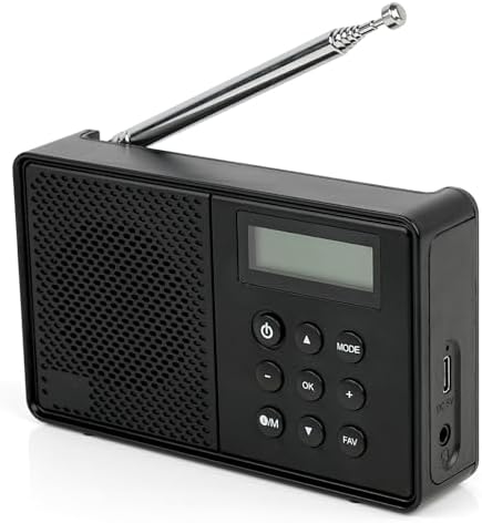 DAB Radio Portable, DAB Plus/DAB Radio, FM Radio, Small Radio, Digital ...