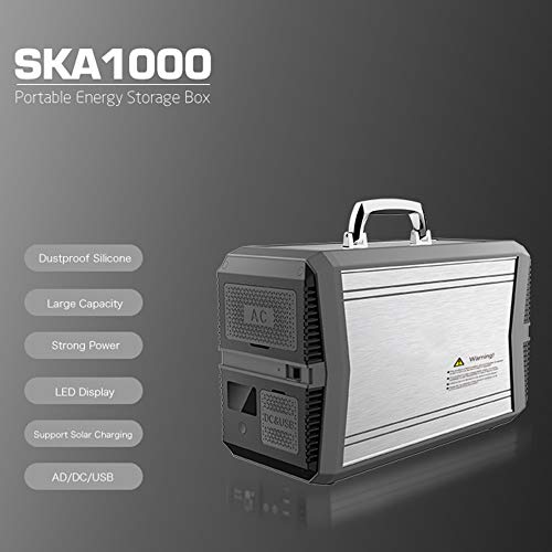 MSG ZY 110V-220V 273000mAh 1000W tragbare Leistung Peak 2000W Solargenerator Lithium ...