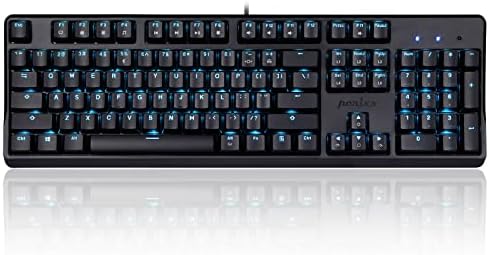 Amazon.com: Perixx FBA-PX5300-GBLUS-11918 Mechanical Gaming Keyboard ...
