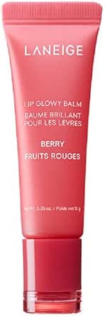 LANEIGE Lip Glowy Balm Berry Sheer Tinted Lip Moisturizer with Shea ...