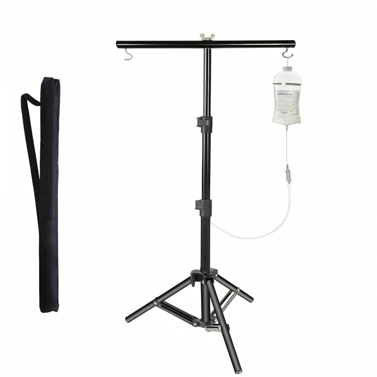 YUGAM 5 Feet Hospital Iron Saline Medical IV Poles Glucose Stand For ...
