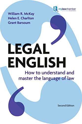 Amazon.com: Legal English: How to Understand & Master the Language of ...