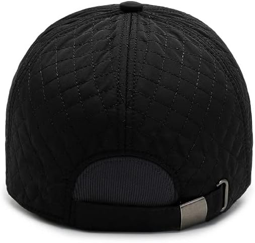 FASHIXD Winter Baseball Cap Men's Winter Hats with Earflaps Cold ...
