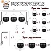 Amazon.com | Cauldron Halloween Decor - 9 PCS Large and Mini Plastic ...