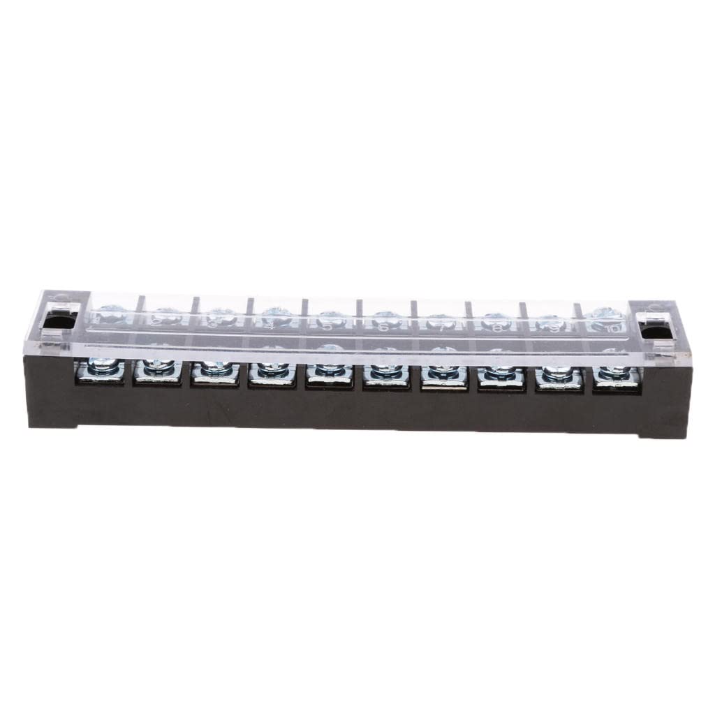 Vms India 10 Position Screw Barrier Strip Terminal Block Cover ...