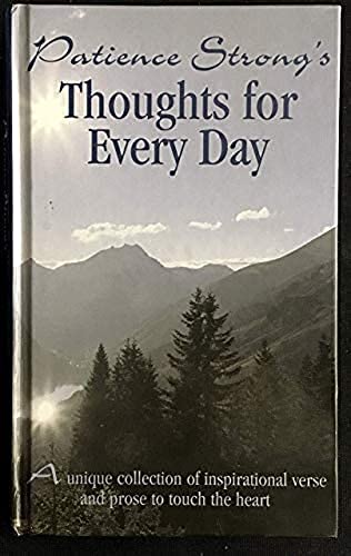 Patience Strong's Thoughts for Everyday: Patience Strong: 9781851522163 ...