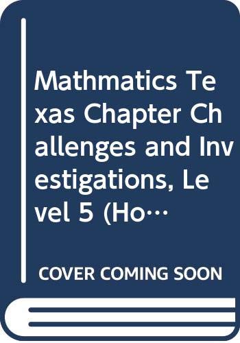 Amazon.com: Houghton Mifflin Texas Math: Chapter Challenges and ...
