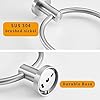 Amazon.com: BESy SUS304 Stainless Steel Bathroom Hand Towel Ring Towel ...