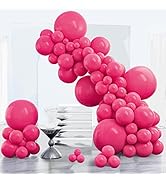 Amazon.com: PartyWoo Light Pink Balloons 127pcs Different Sizes of 36 ...