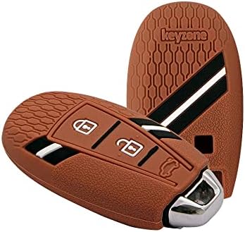 Keyzone® Striped Silicone Key Cover fit for Ciaz, Baleno, SCross ...