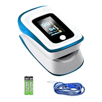 Amazon.com: Pulse Oximeter Fingertip - Finger Pulse Oximeter o2-SpO2 ...