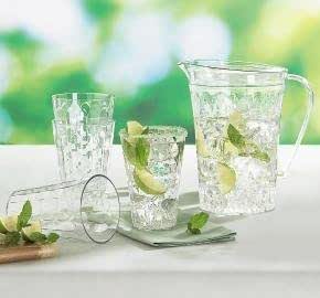 Amazon.com | Tupperware Ice Prisms Pitcher and Tumbler Set: Tupperware ...