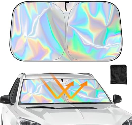 Sun Protection Car Windscreen 145 x 80 cm, Improved Windscreen Sun ...