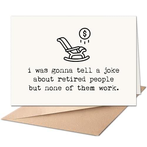 Amazon.com: Retirement Gift, Funny Retirement Card, Joke About Retired ...