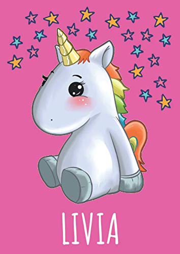 Livia Kawaii Einhorn Anime Comic Manga Kritzelbuch Und Malbuch ...