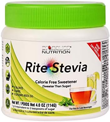 Amazon.com: Rite Stevia Powder Concentrate, 114 grams, 4 oz – Naturally ...