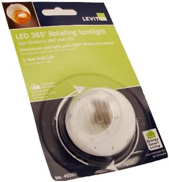 Leviton 49566-LED .5 W, 120 V, Rotating LED Night Light, White - Amazon.com